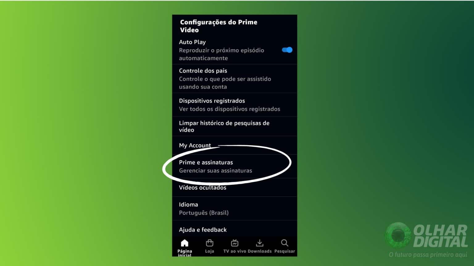Como cancelar assinatura do Looke pelo aplicativo ou Prime Video?