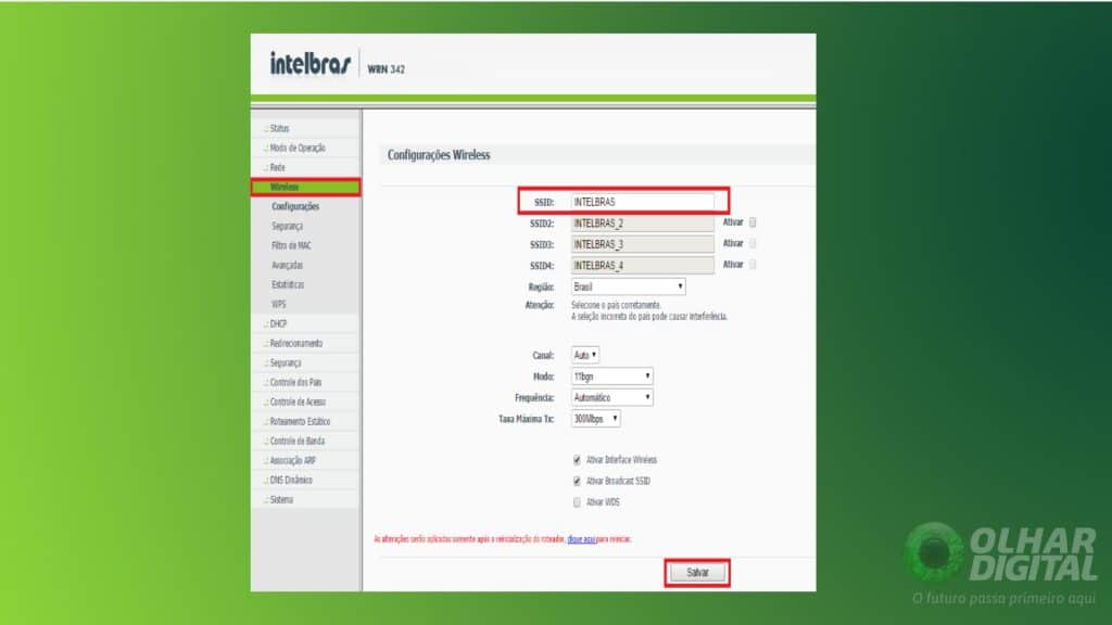 Como configurar roteador Intelbras - Olhar Digital