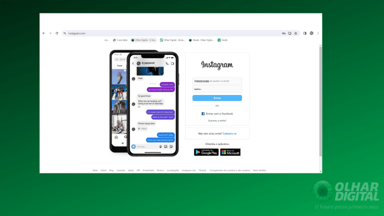 Como fazer chamada de vídeo no Instagram pelo PC ou celular