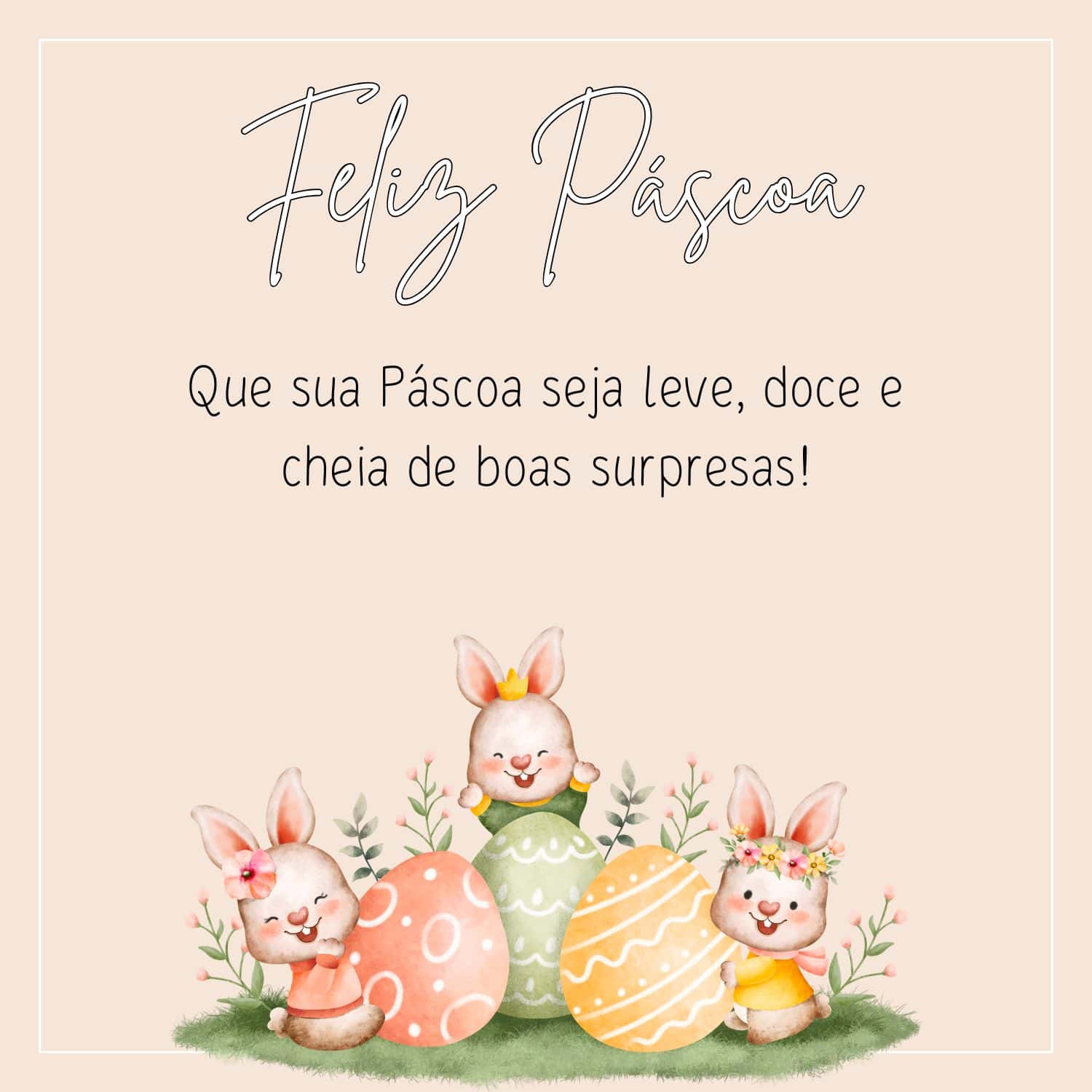 Mensagem de Feliz Páscoa para WhatsApp: cartões e frases para enviar ...