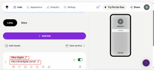 Como criar Linktree e compartilhar links