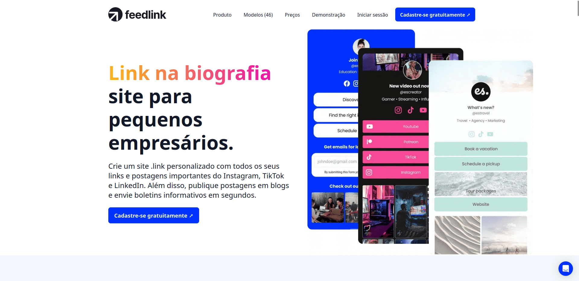 10 alternativas para substituir o Linktree