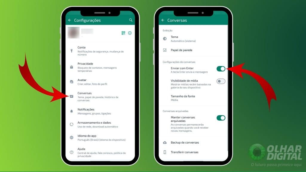 WhatsApp: como pular linha no campo de texto - Olhar Digital