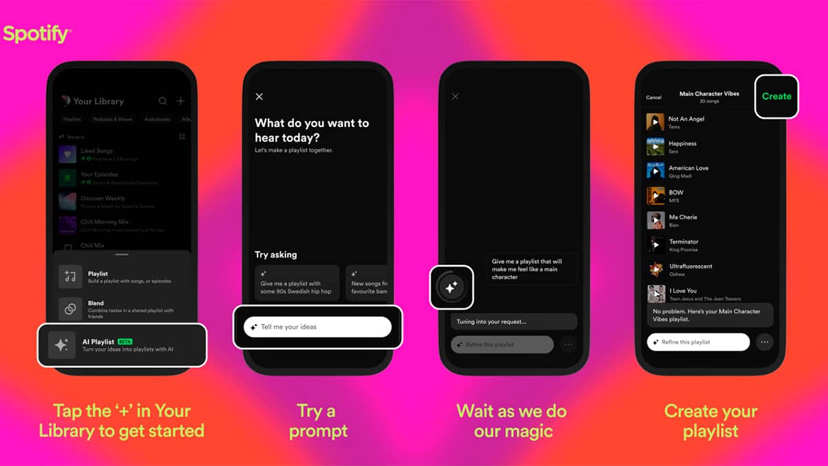 Spotify libera playlist personalizada com IA para novos países
