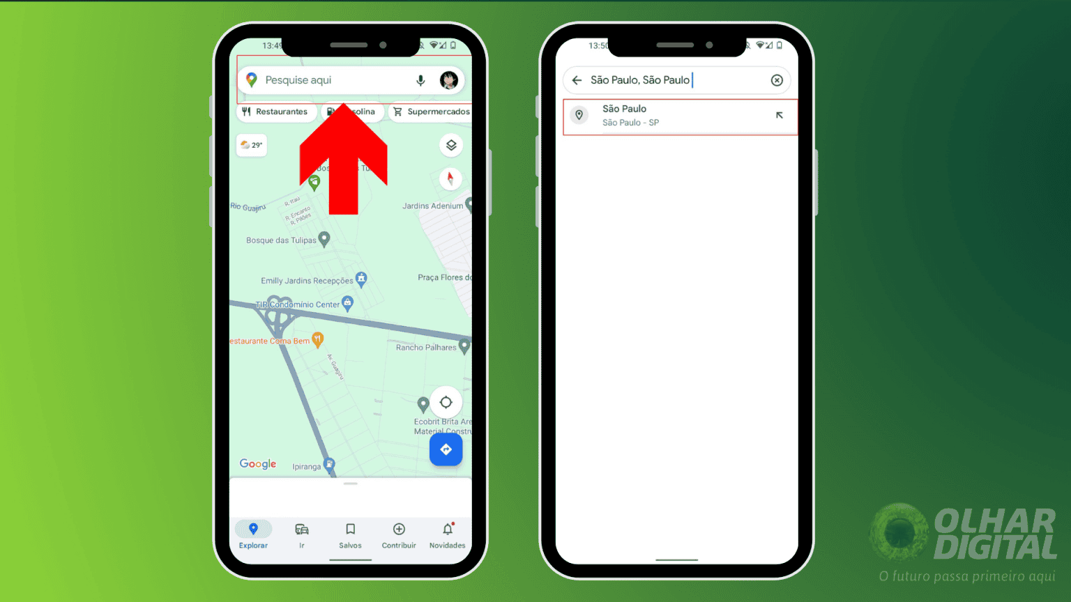 Como baixar o mapa de uma cidade para usar o GPS offline?