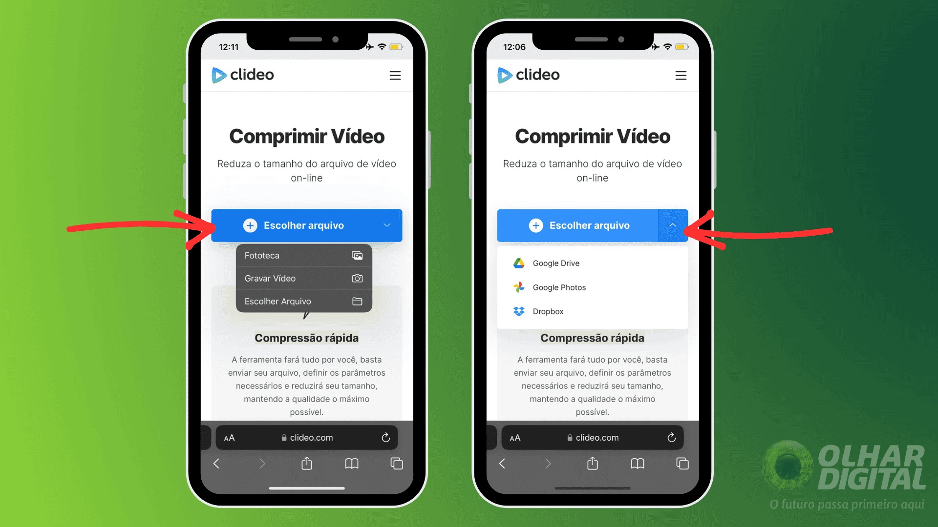 Como compactar vídeo pelo PC ou celular Android e iOS