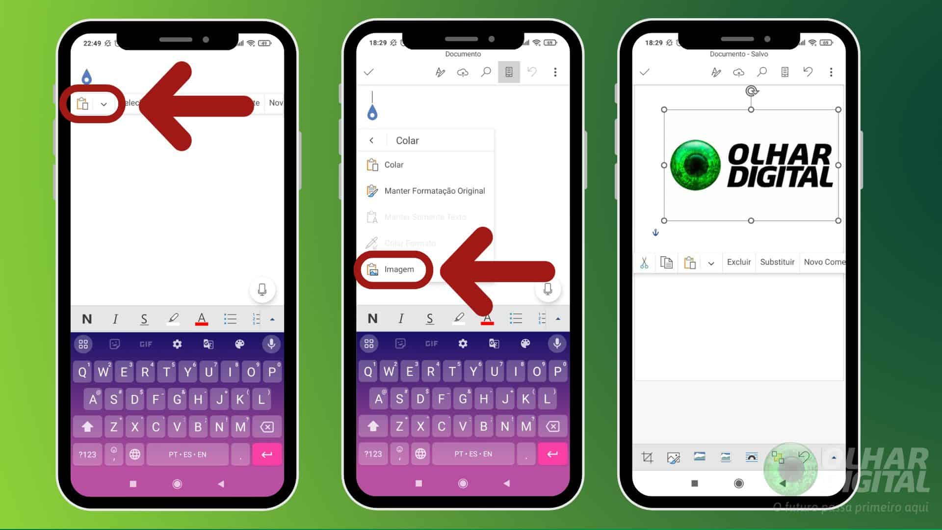 Como recortar, copiar e colar texto ou imagem no celular Android
