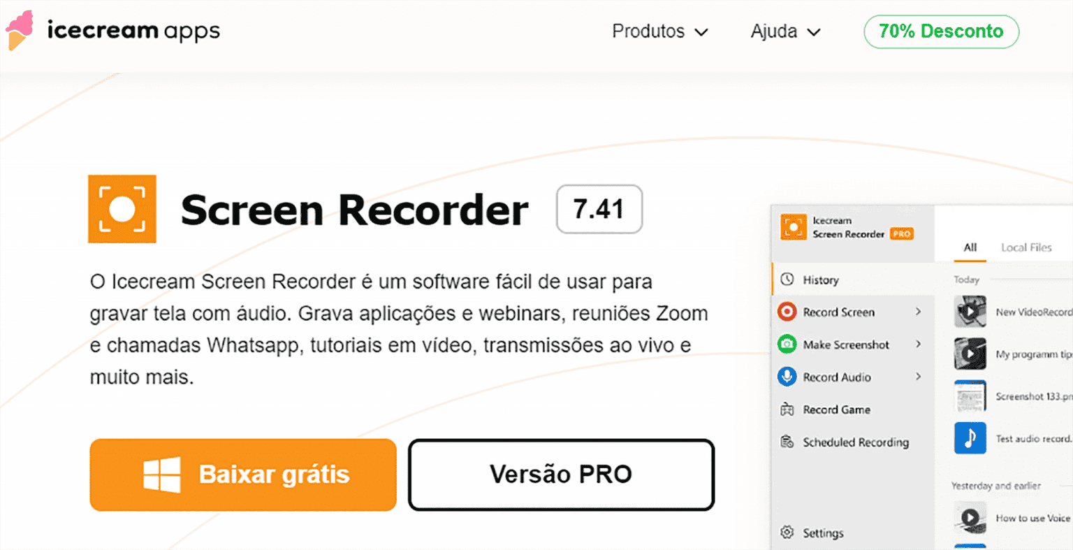 10 melhores gravadores de vídeo para usar no PC ou Mac