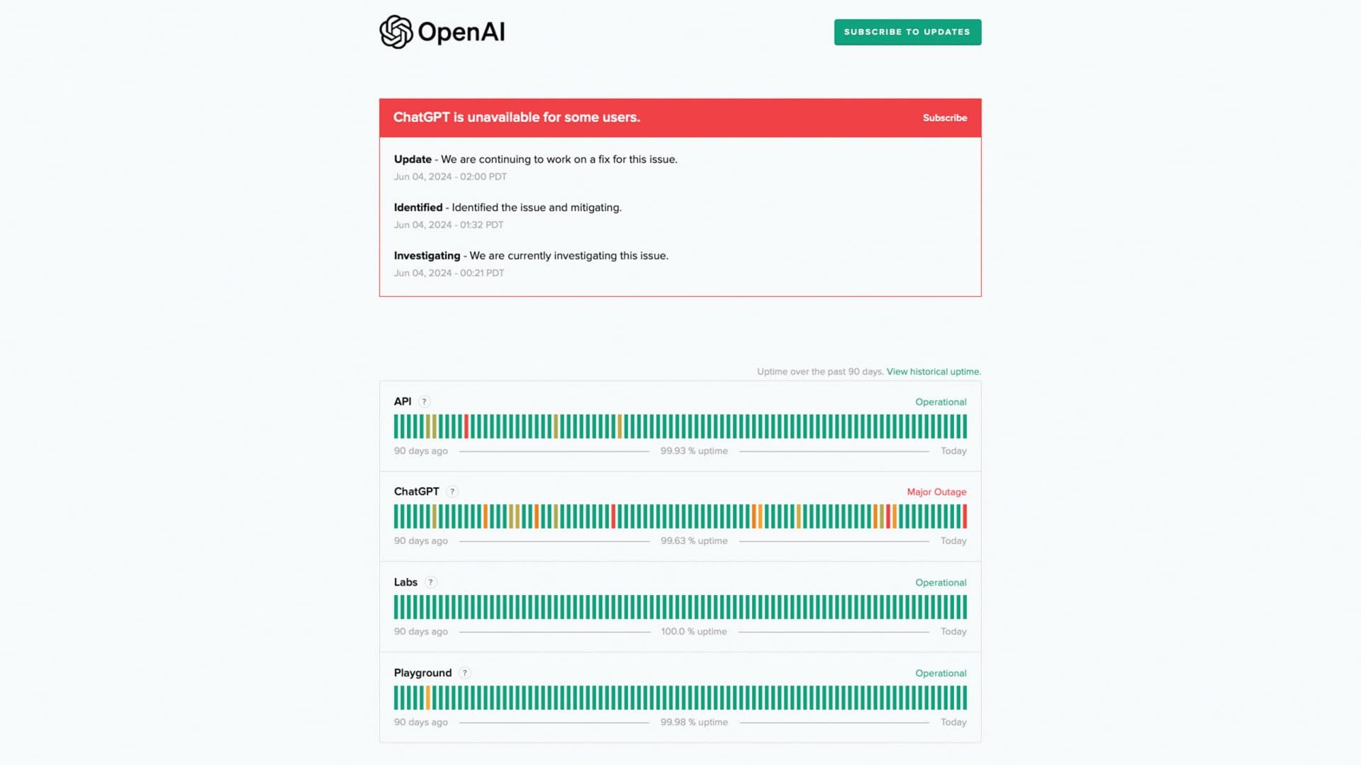 Caiu aí? ChatGPT enfrenta instabilidade nesta terça-feira - Olhar Digital