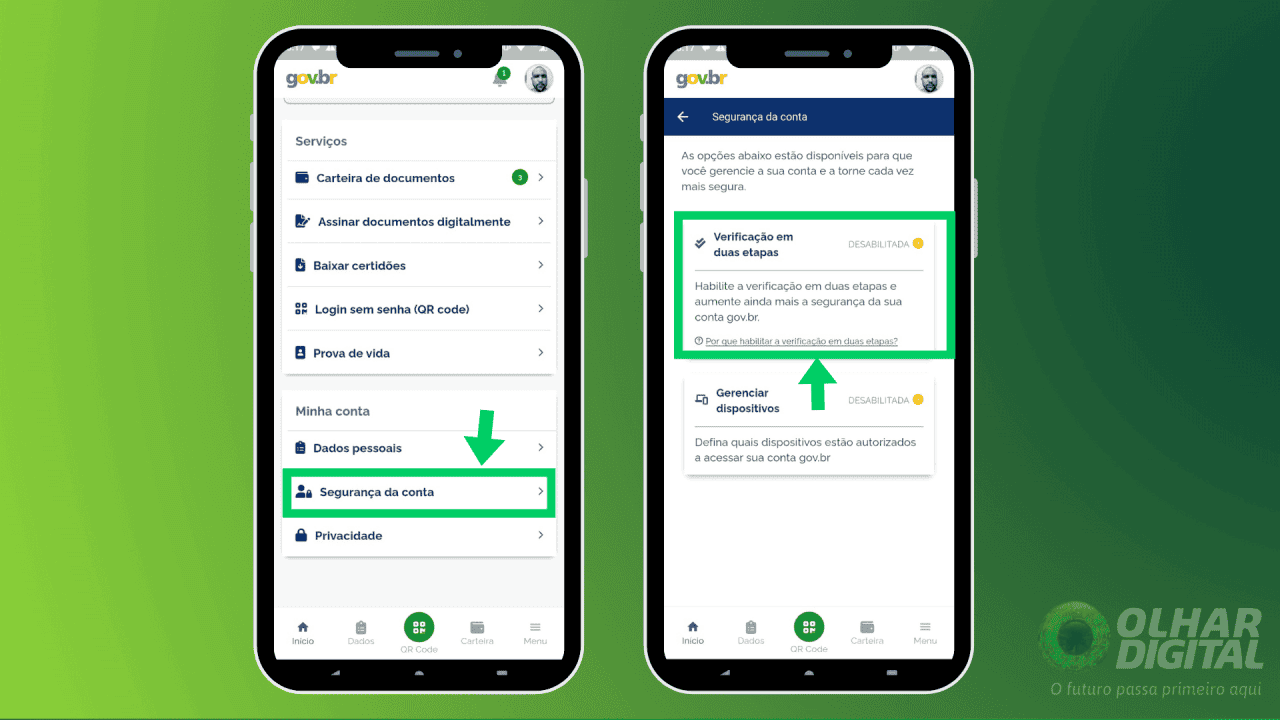 Verificação em duas etapas: veja como ativar na conta gov.br