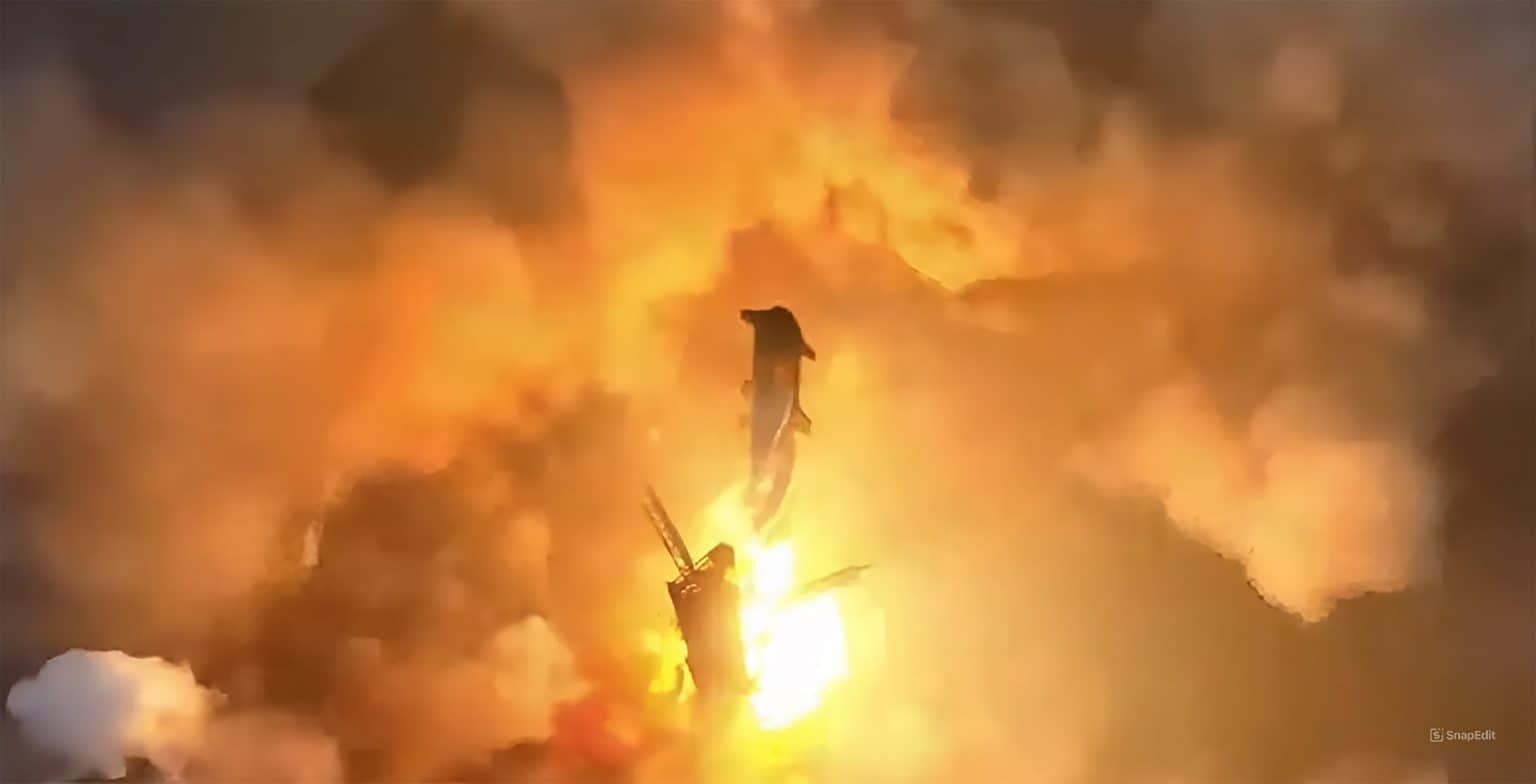 Watch the SpaceX Starship booster landing