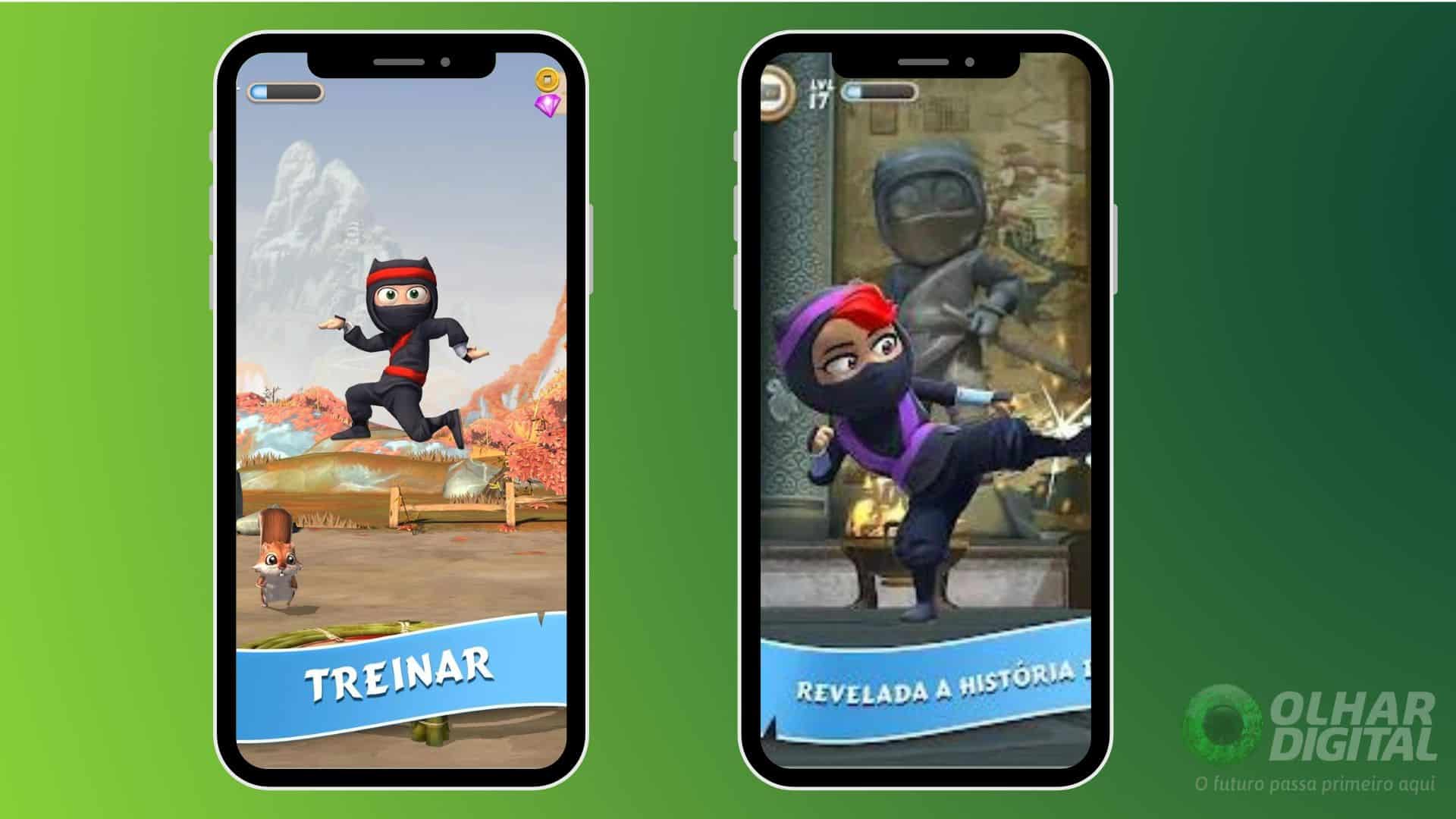 5 melhores jogos de Ninja para celular