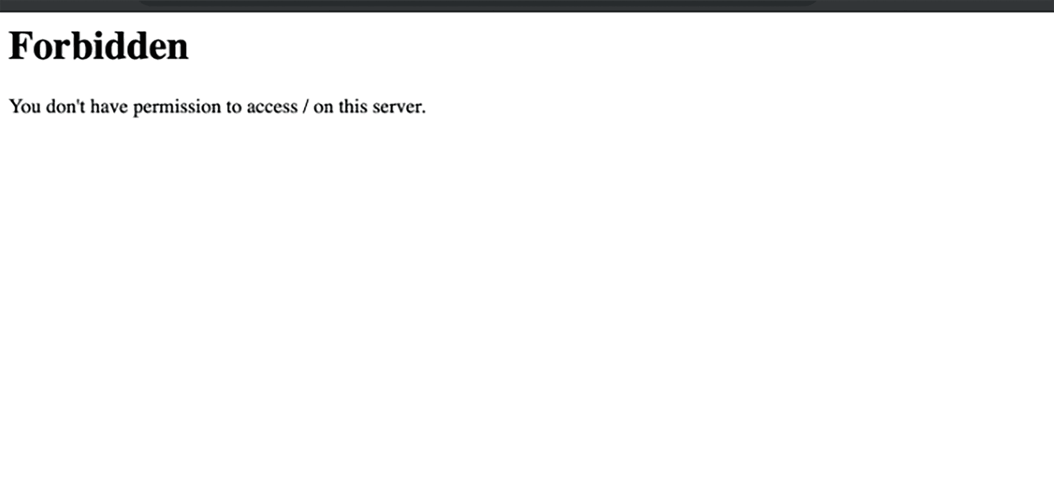 Erro 403 Forbidden: o que é, possíveis causas e como resolver