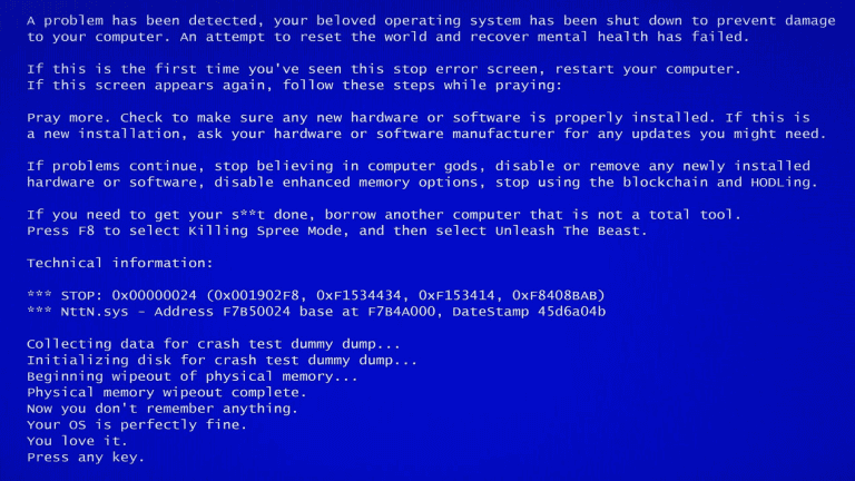 Tela azul da morte no Windows: o que é e quais as possíveis causas do erro?