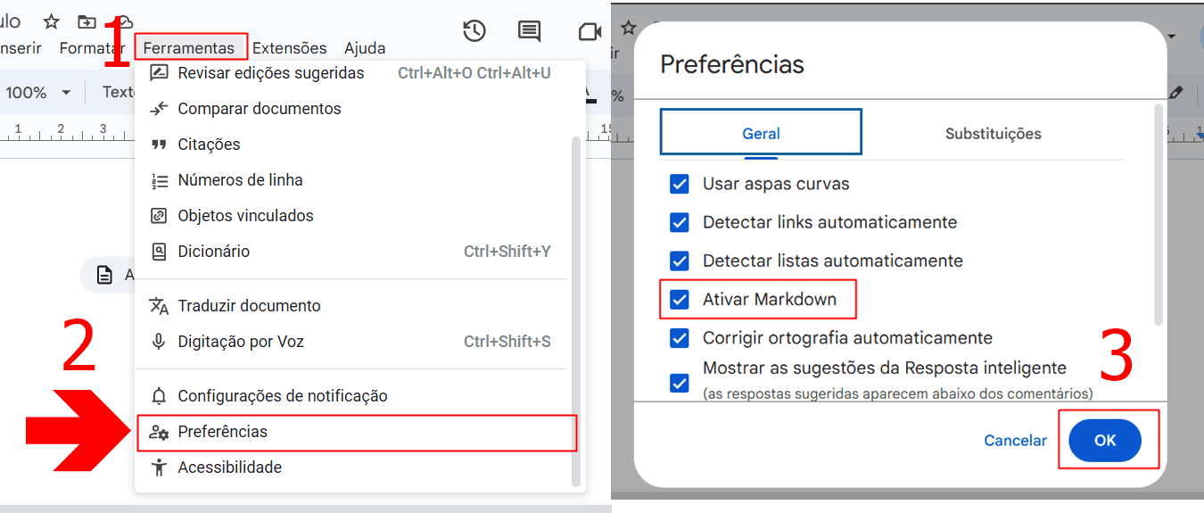 10 atalhos de Markdown para usar no Google Docs