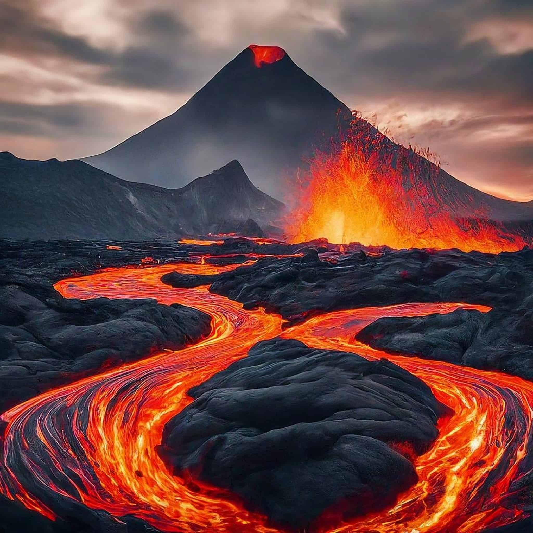 Vulcão misterioso expele a lava negra - a mais estranha da Terra