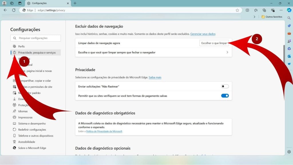 Microsoft Edge: como excluir cookies - Olhar Digital
