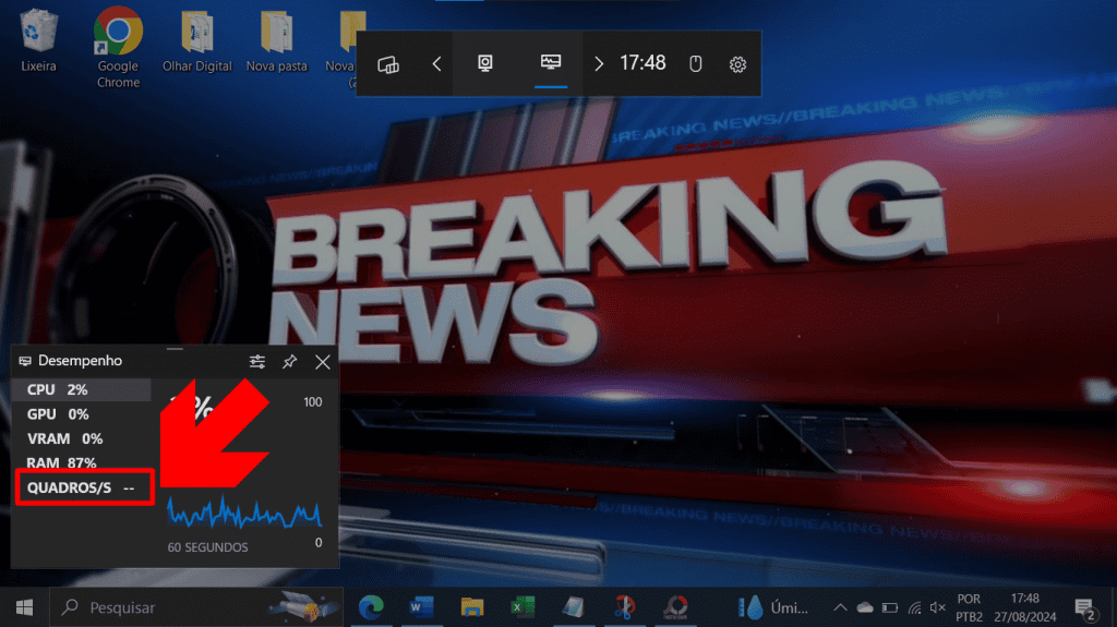 Como ver a quantidade de FPS dos seus jogos usando a Xbox Game Bar do ...