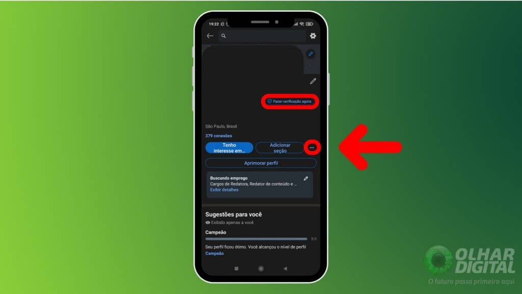 Como verificar perfil no LinkedIn com o Persona
