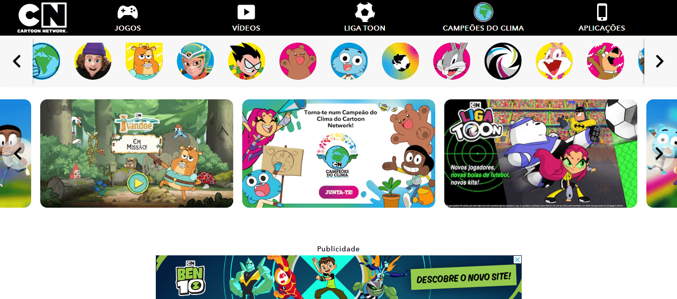 Warner Bros. Discovery encerra site do Cartoon Network