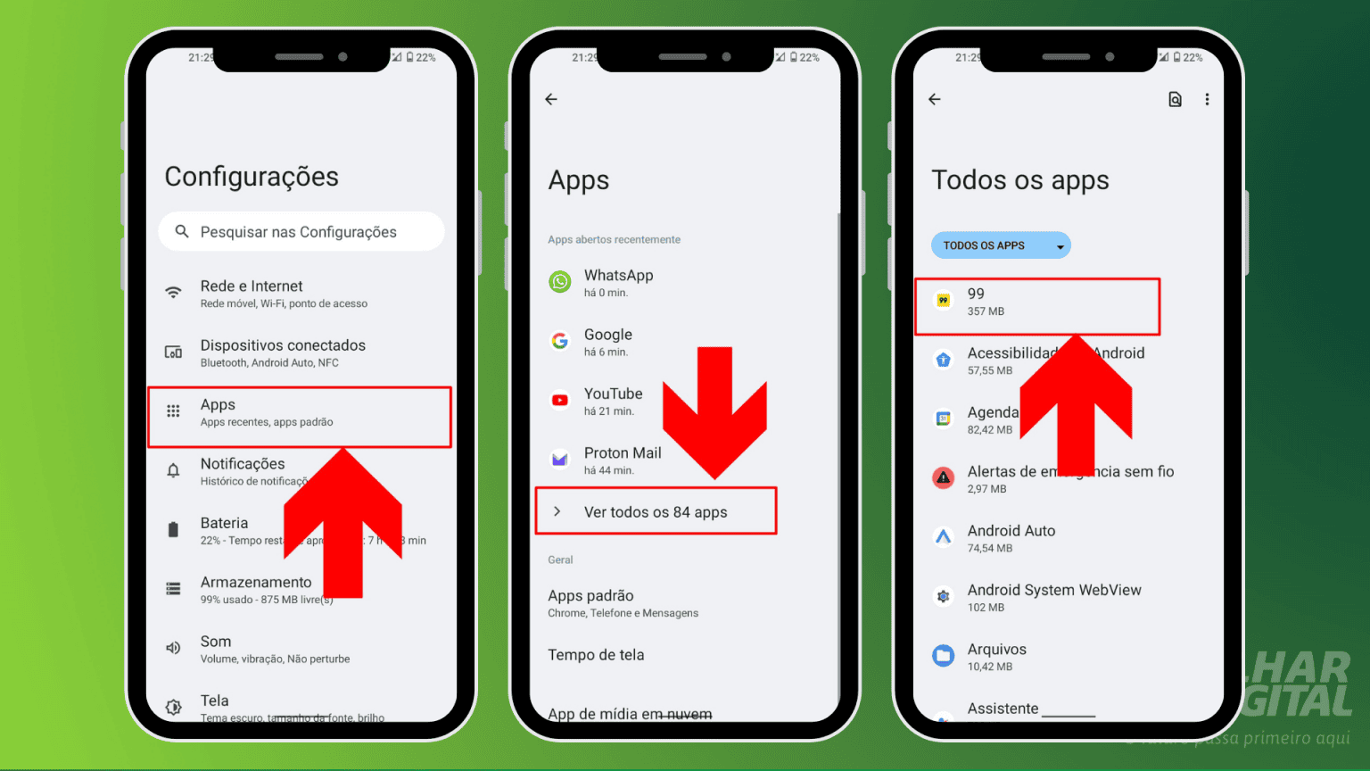 Como gerenciar permissões de aplicativos no celular Android