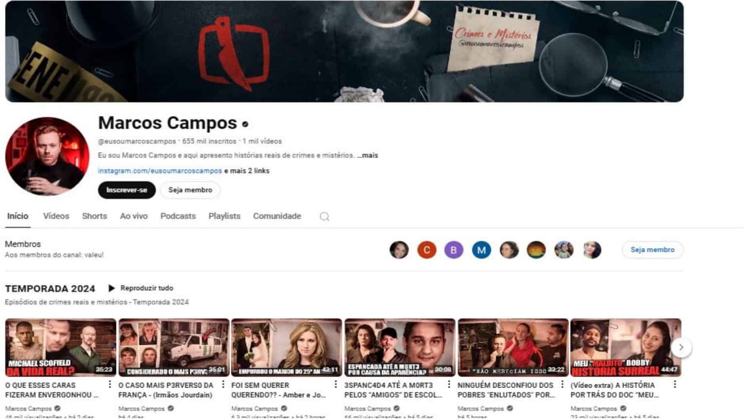 Os melhores canais de True Crime no YouTube que você precisa conhecer