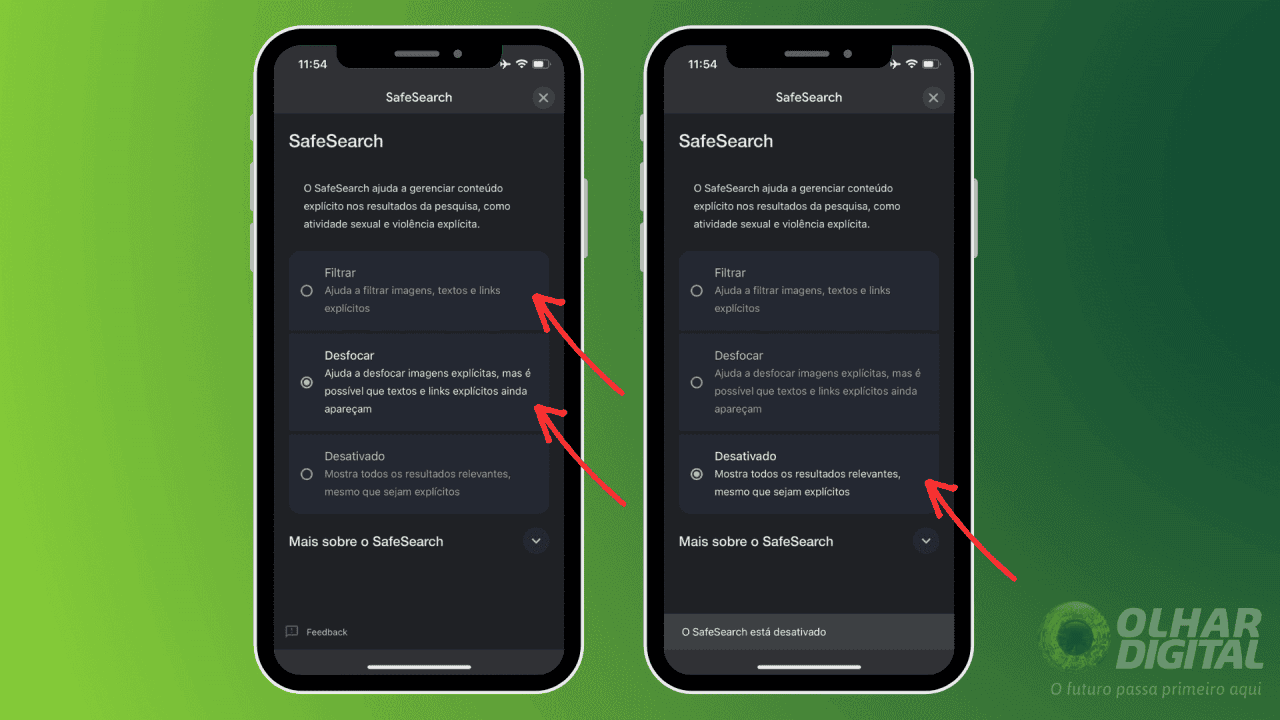 Como ativar e desativar Google SafeSearch no PC e no celular