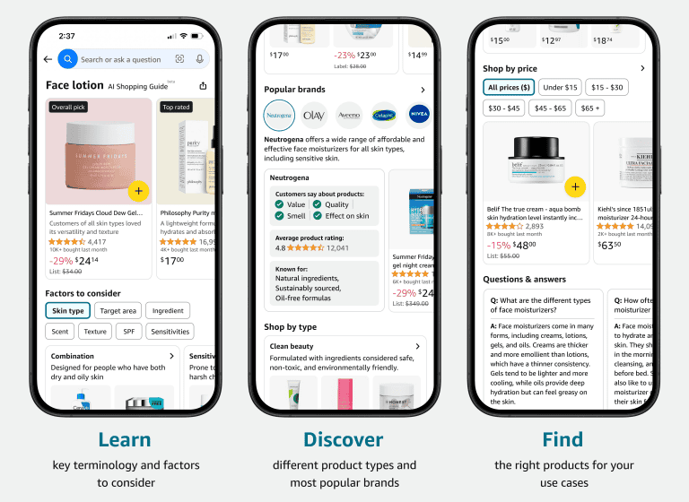 Amazon lança IA para incrementar páginas dos produtos no Brasil