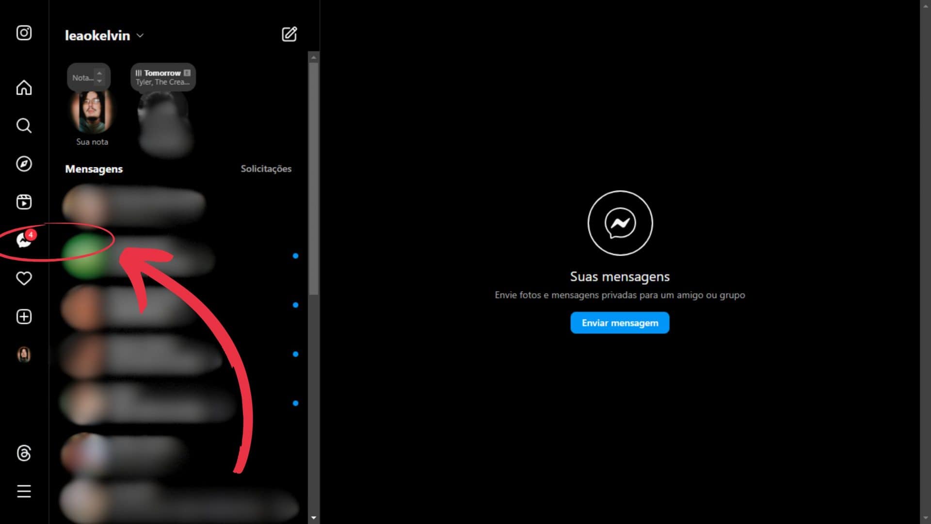 Como colocar notas no perfil do Instagram pelo PC - Olhar Digital