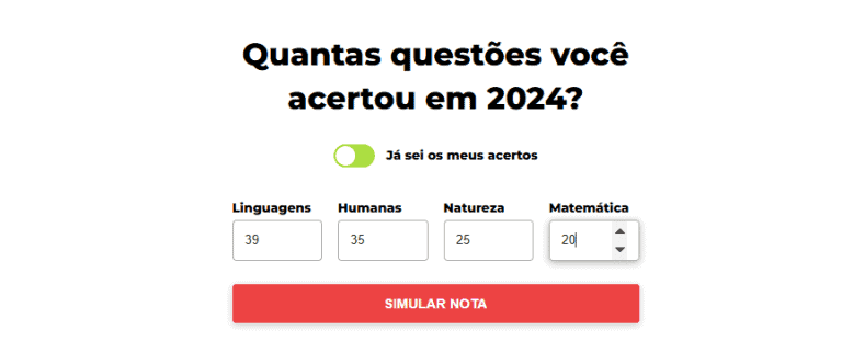 Saiba como calcular sua nota antes do resultado oficial | Guia Região ...