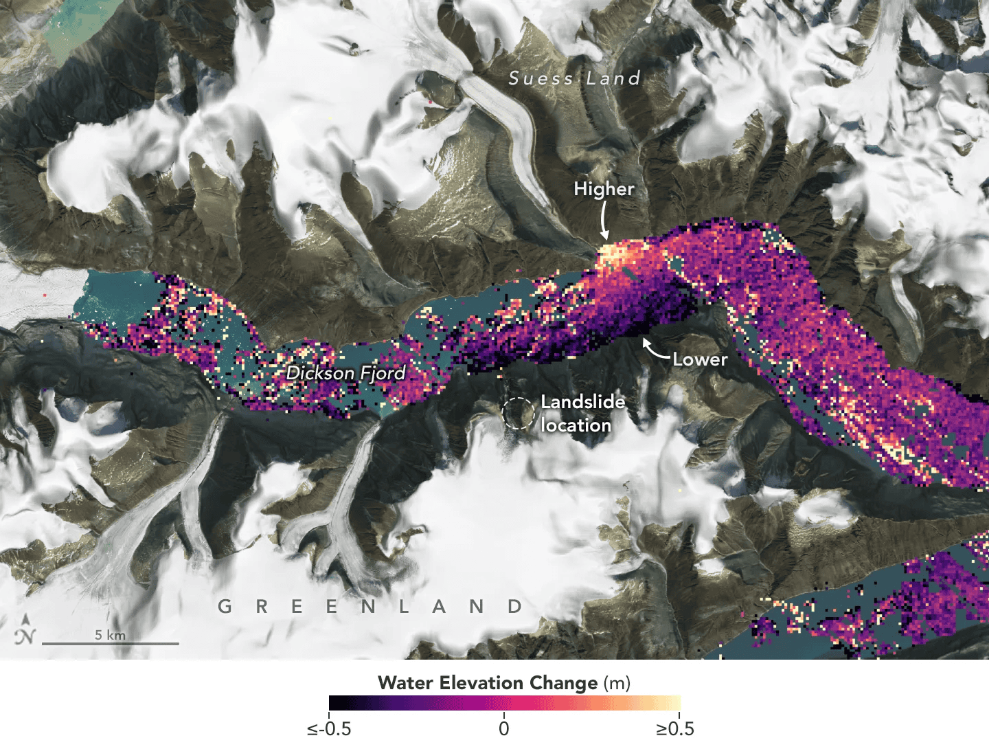 Satélite da NASA revela detalhes de megatsunami que sacudiu a Terra