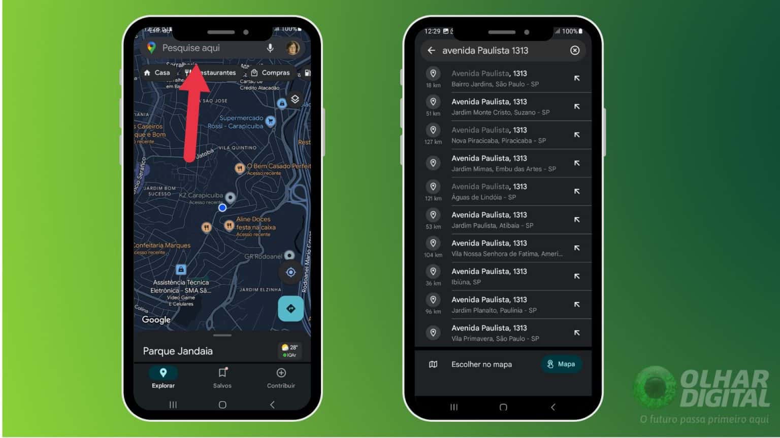 Como descobrir o CEP de um endereço pelo Google Maps - Olhar Digital
