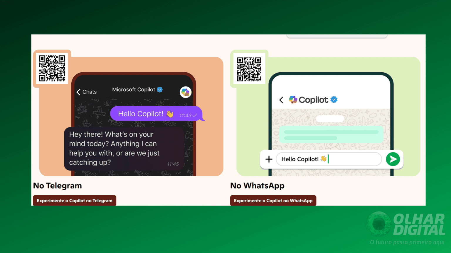 Quer conversar com uma IA? Veja como usar Copilot no WhatsApp - Olhar Digital