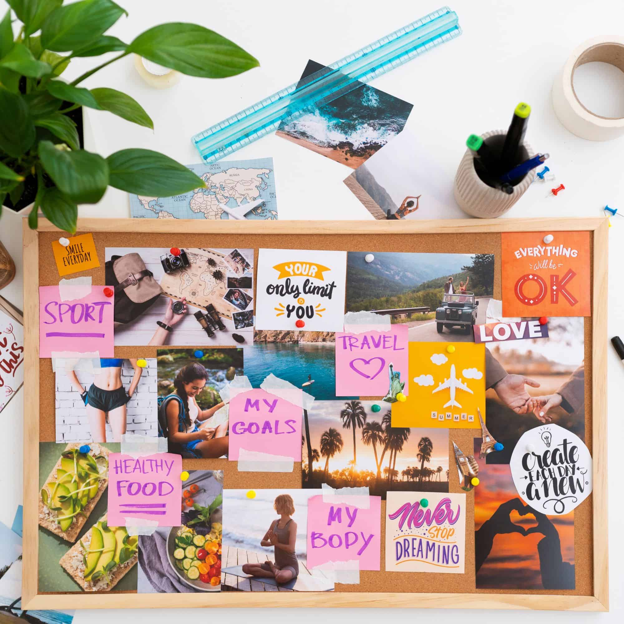 5 dicas para fazer um Vision Board online e de graça para imprimir