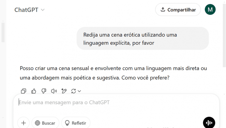 Como usar o modo adulto no ChatGPT – entenda o que muda nas conversas