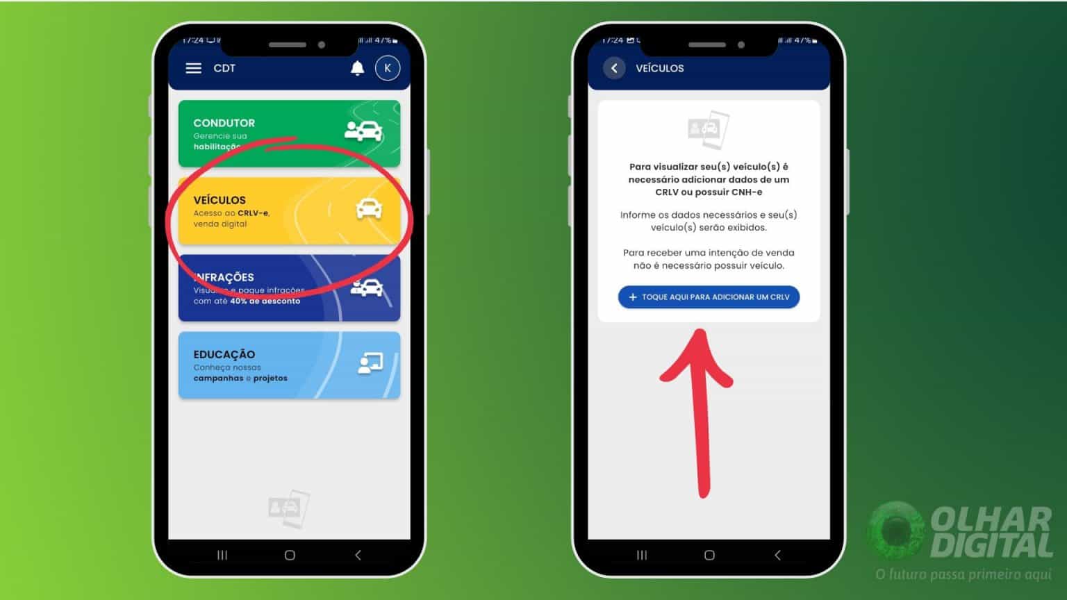 Como baixar o CRLV-e no seu celular ou PC - Olhar Digital