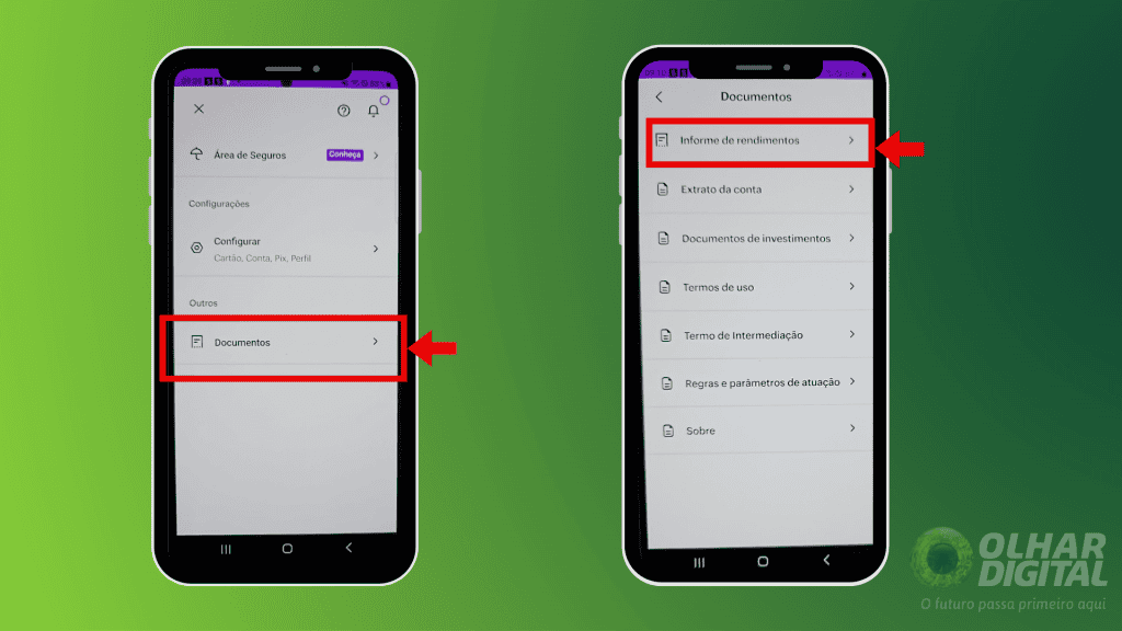 Como consultar informe de rendimentos do Nubank - Olhar Digital