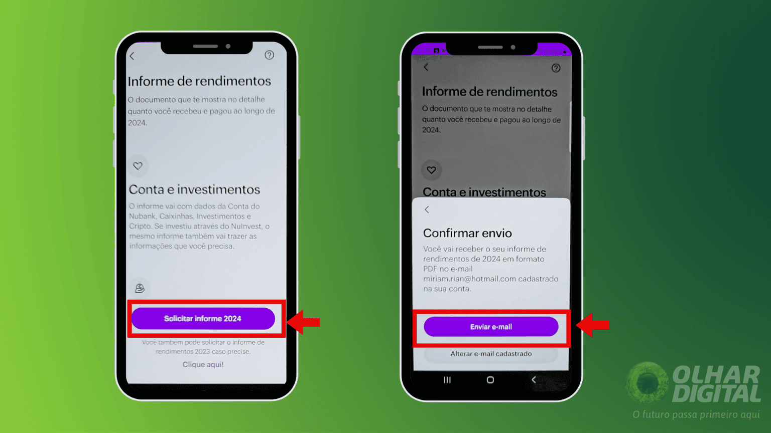 Como consultar informe de rendimentos do Nubank - Olhar Digital
