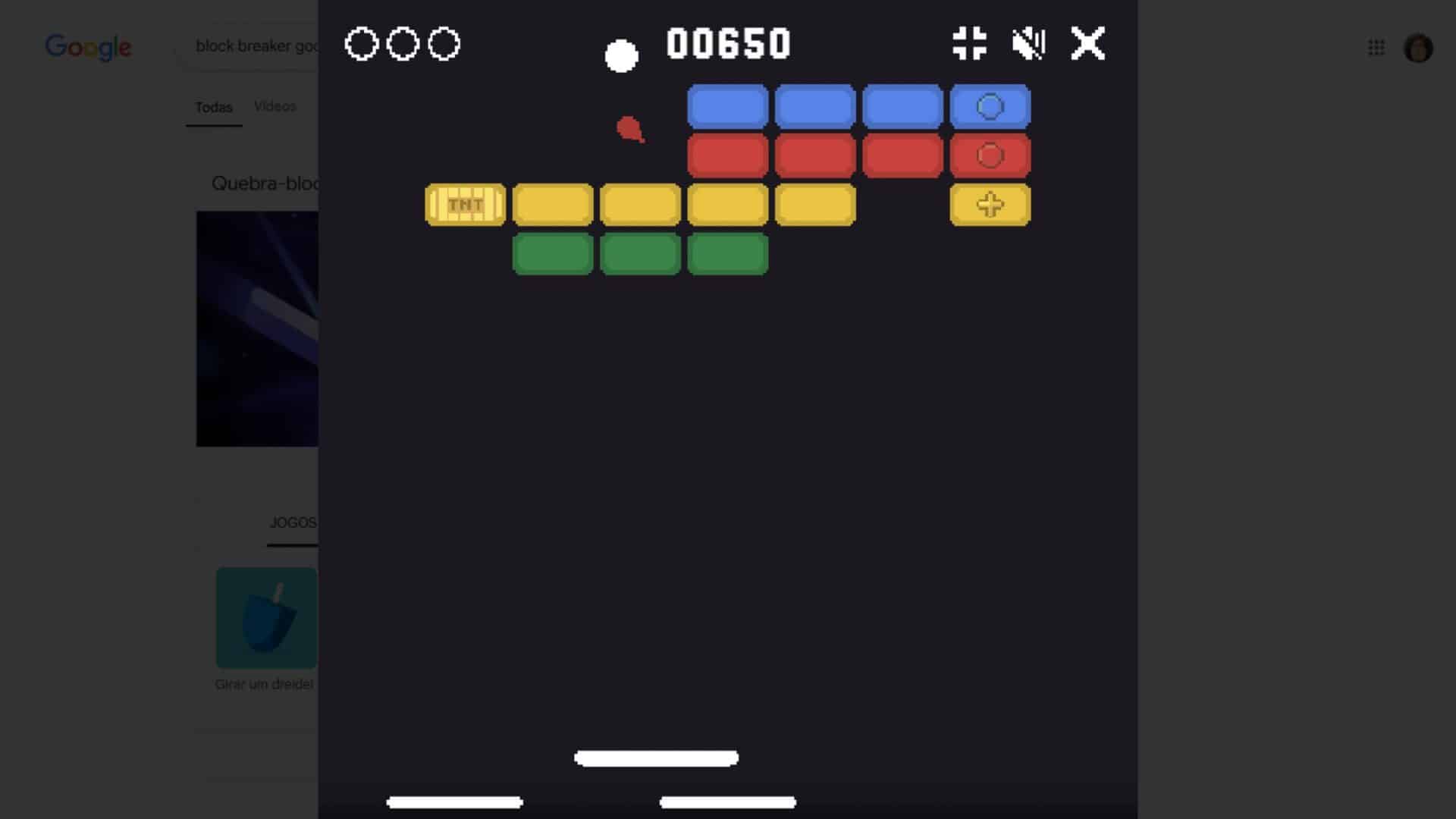 Veja como passar o tédio e jogar Block Breaker direto pelo Google