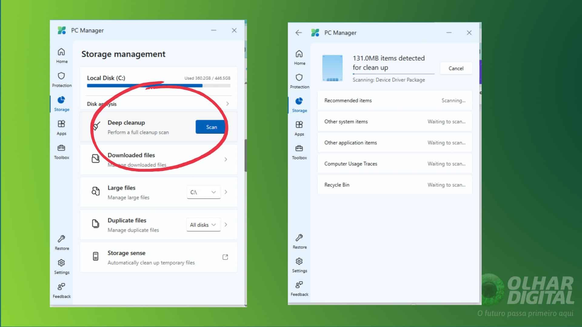 Como otimizar desempenho do Windows com o Microsoft PC Manager - Olhar ...