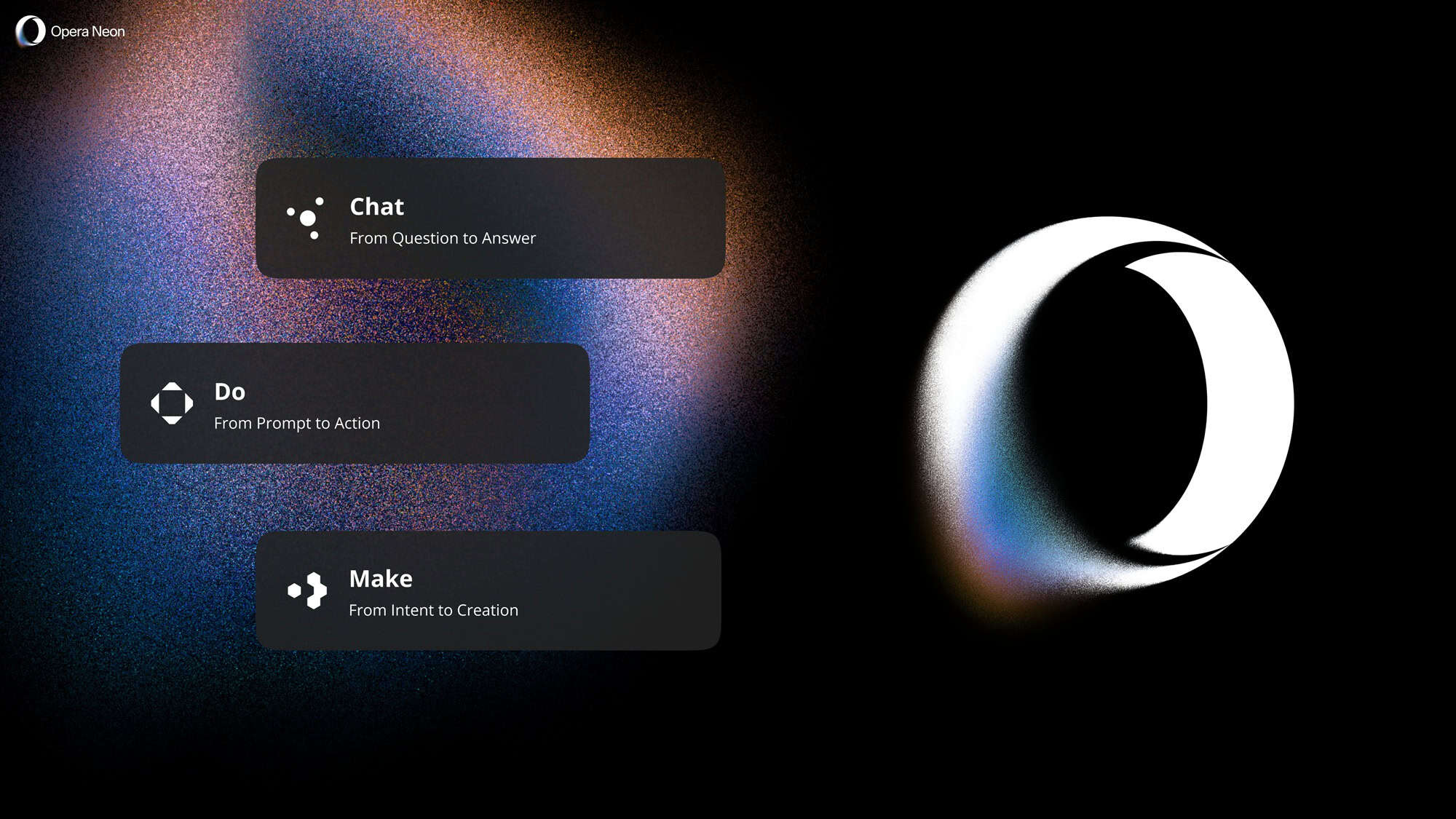 Opera apresenta Neon, navegador com agente de IA integrado