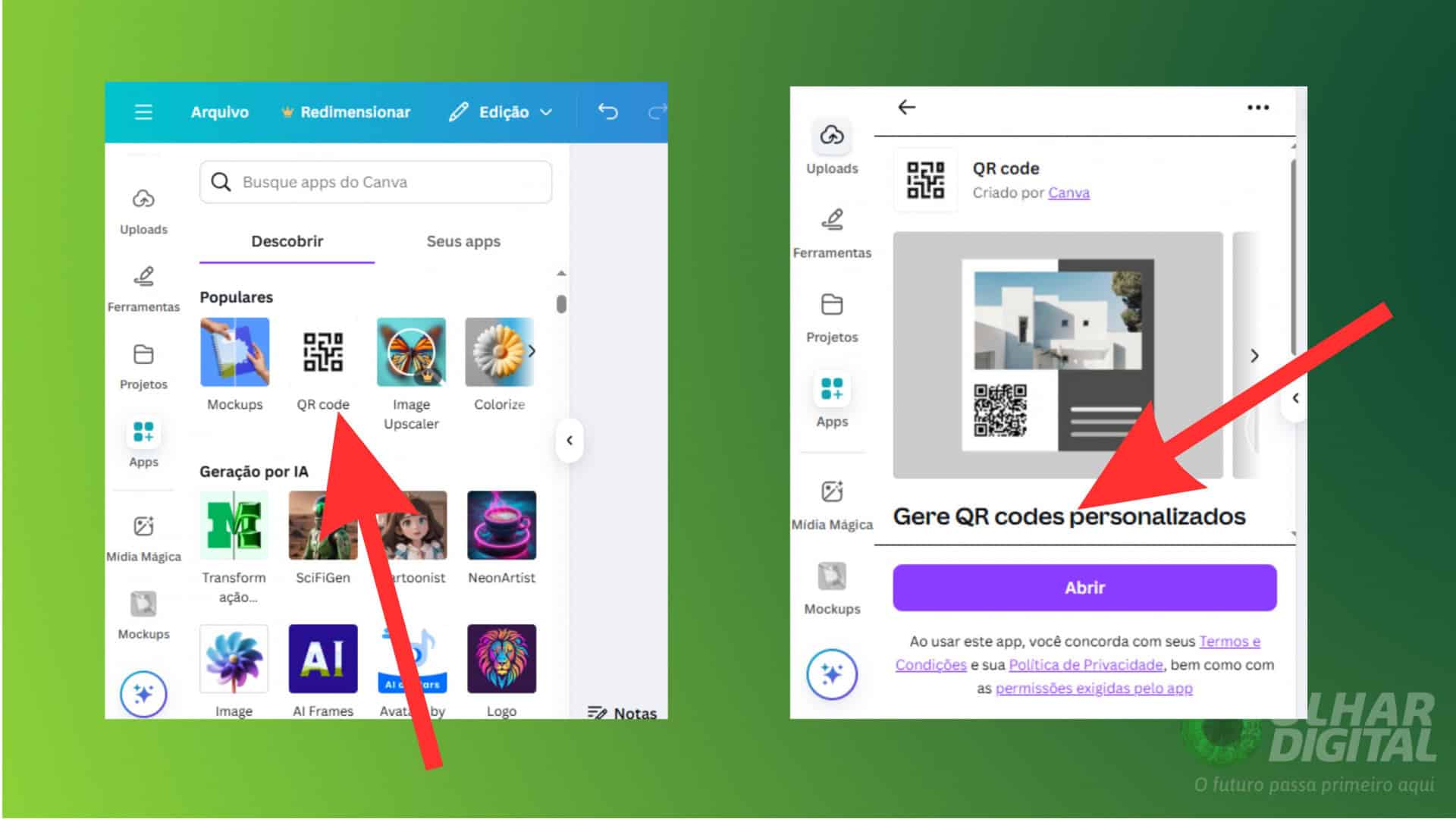 Como gerar QR Code gratuito pelo Canva – Agência Souza Costa
