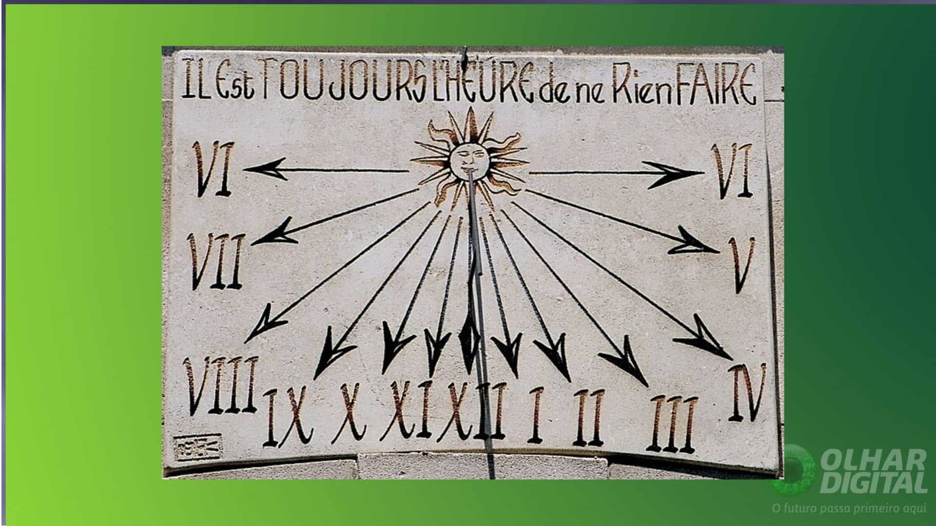 Sabia que o Sol tem tudo a ver com giro dos relógios de ponteiro ...