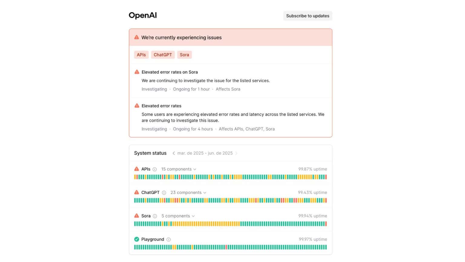 Derreteu de novo? ChatGPT amanhece fora do ar em vários países