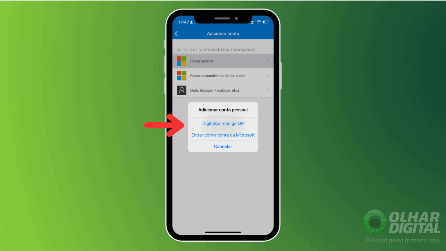 Como configurar Passkeys no app Microsoft Authenticator