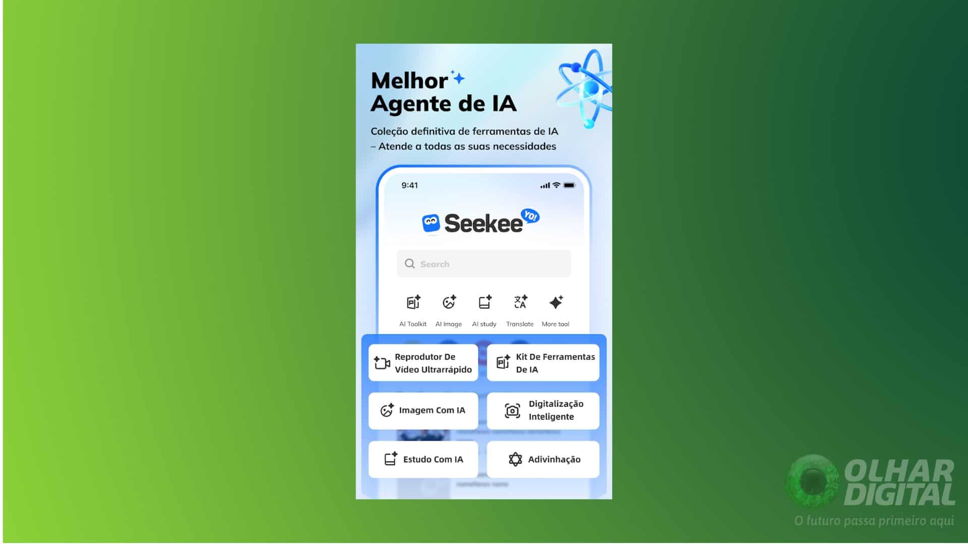 Conheça o Seekee, o app que promete ser seu assistente de IA completo