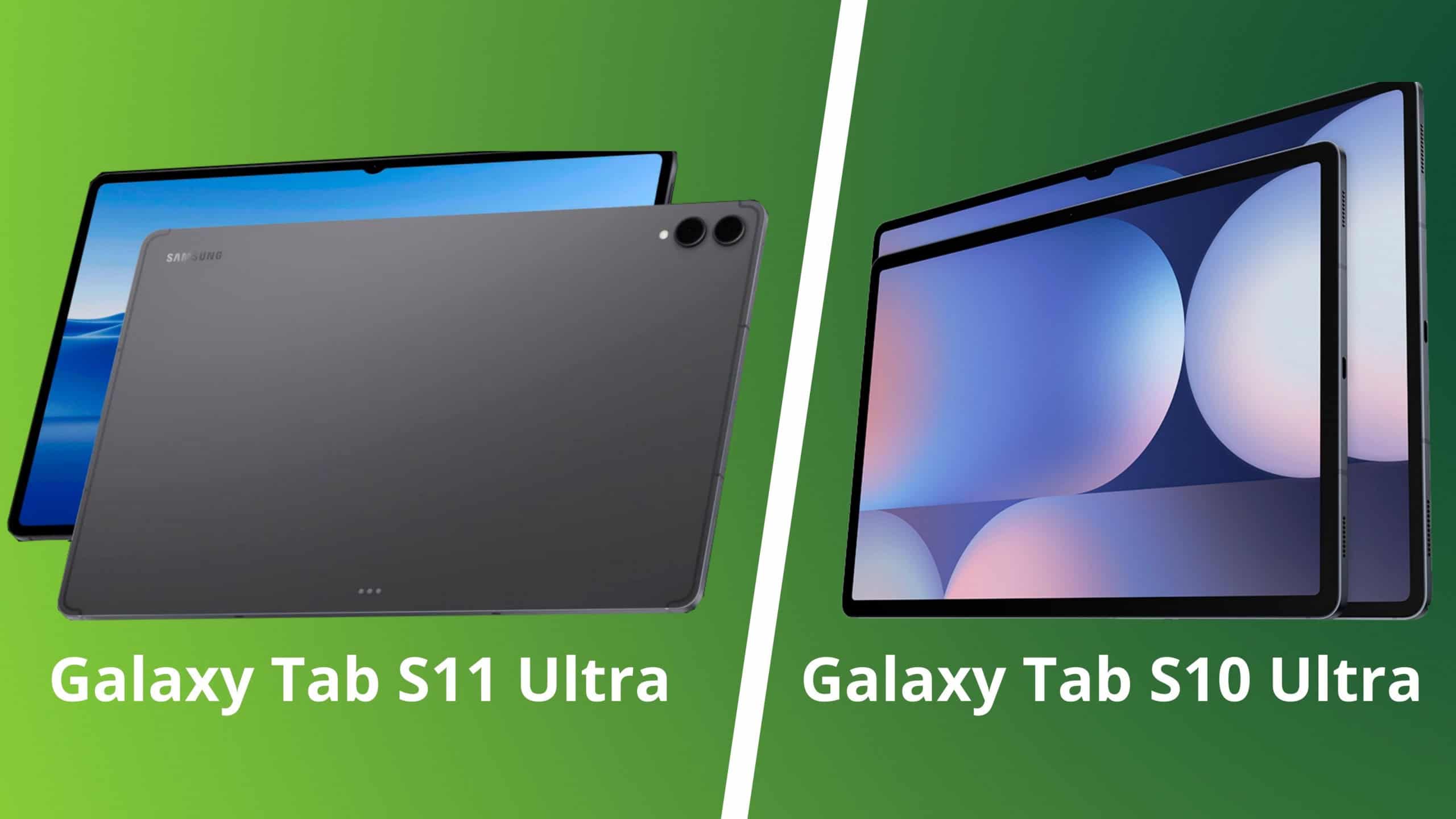 O que muda do tablet Samsung Galaxy Tab S11 Ultra para o Tab S10 Ultra?