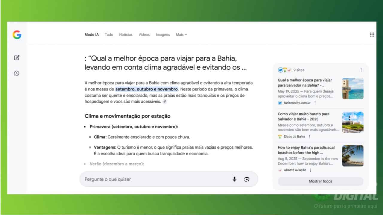 5 dicas para usar o Modo IA do Google - Olhar Digital