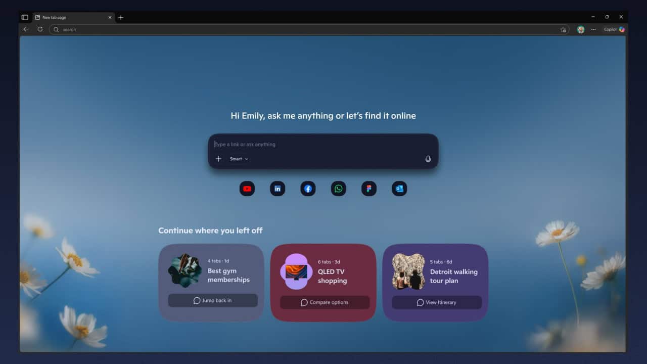 Microsoft torna Edge mais inteligente com novas funções do Copilot