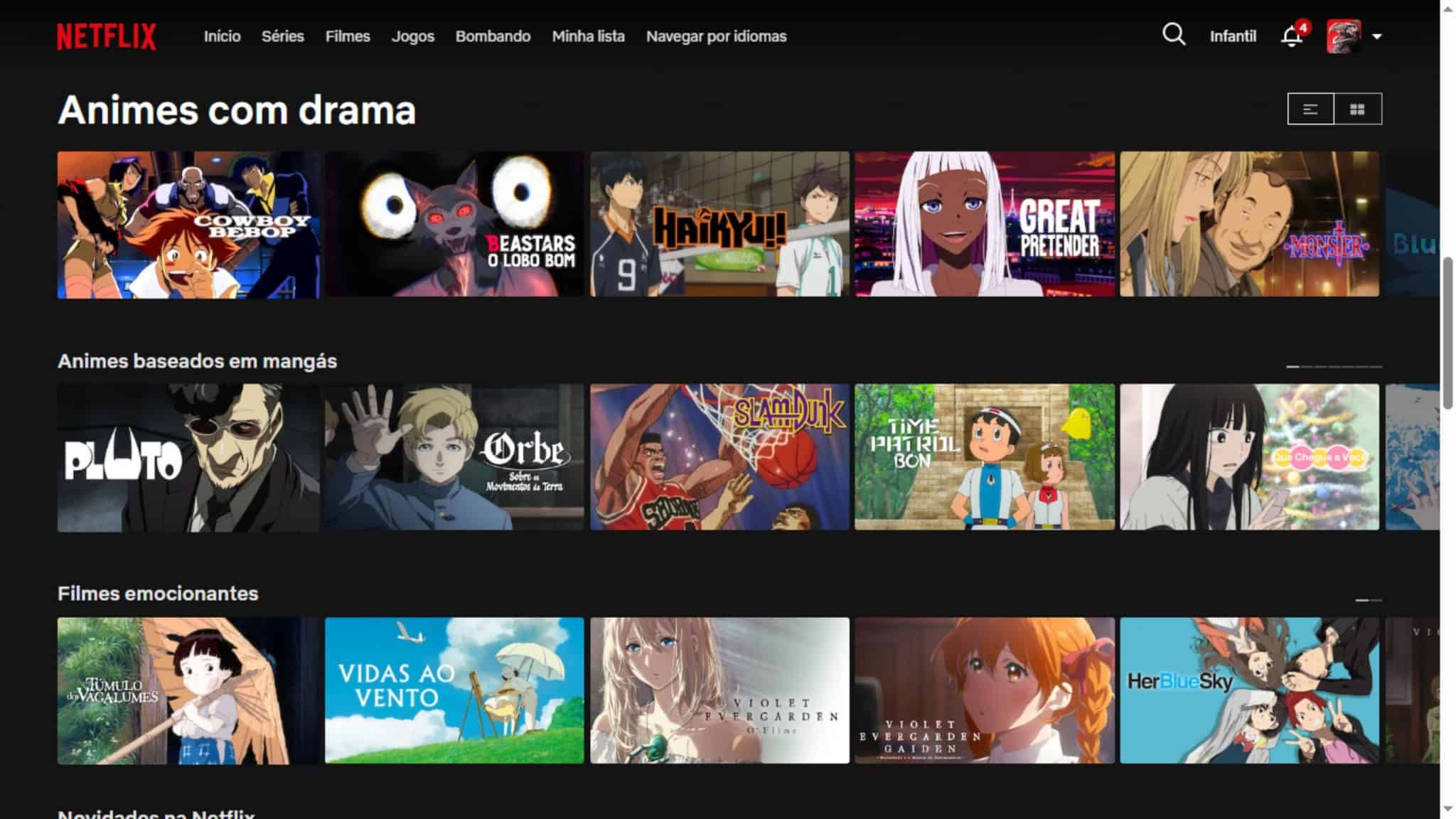 Código de anime na Netflix: descubra como acessar categorias escondidas